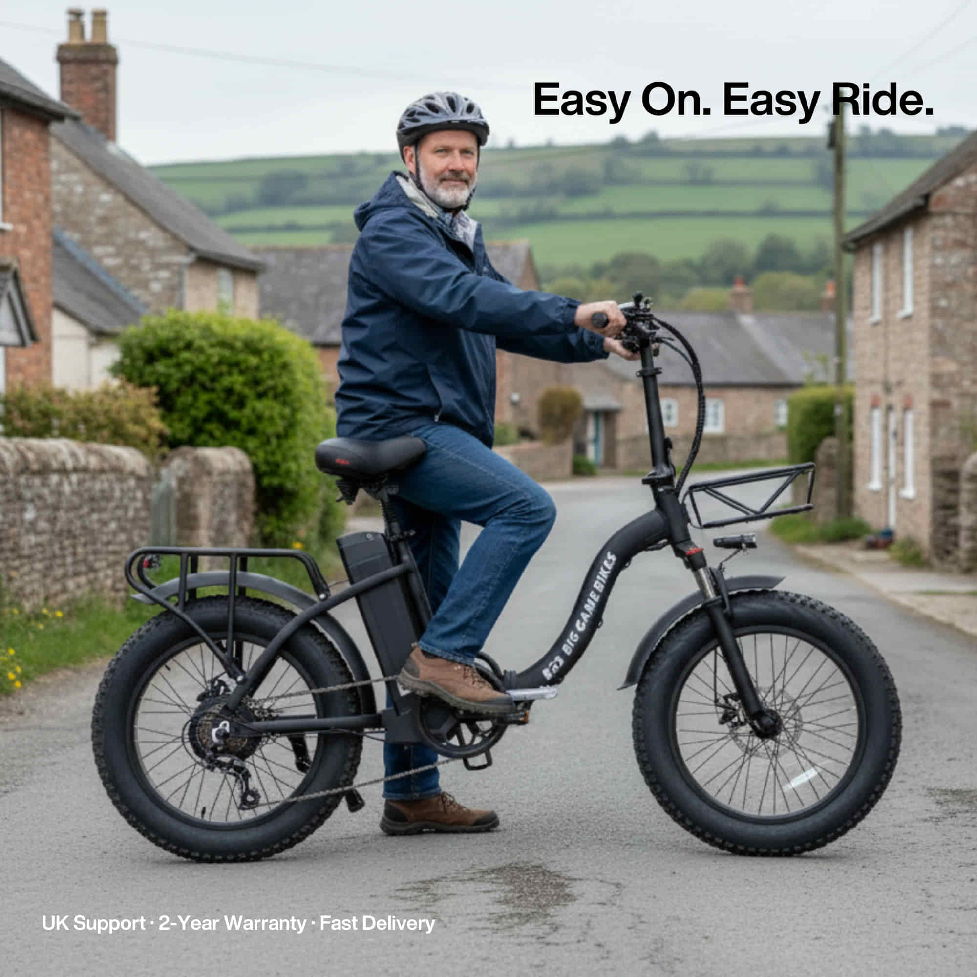 Impala 250w Folding eBike | Portable Fat-Tyre eBike UK – Big Game Bikes